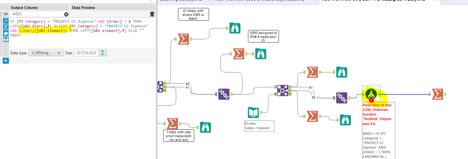 Solved: IF formula question with an empty value in column - Alteryx Community